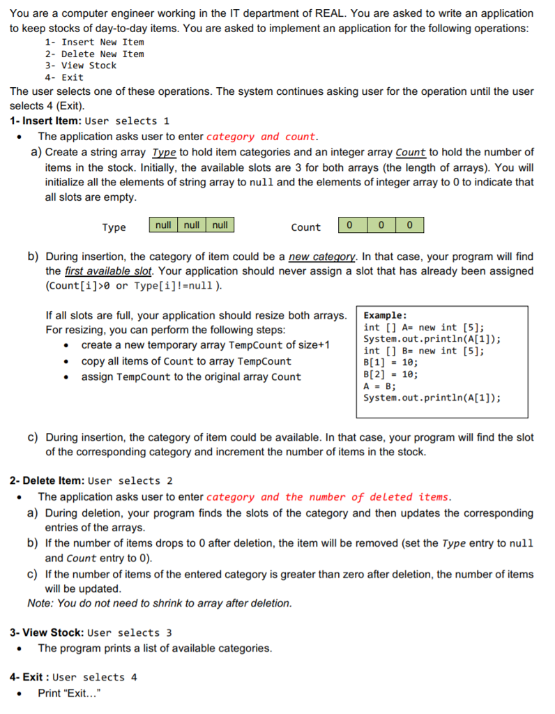 Solved You are a computer engineer working in the IT | Chegg.com