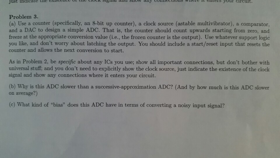 Solved Use a counter (specifically, an 8-bit up counter), a | Chegg.com