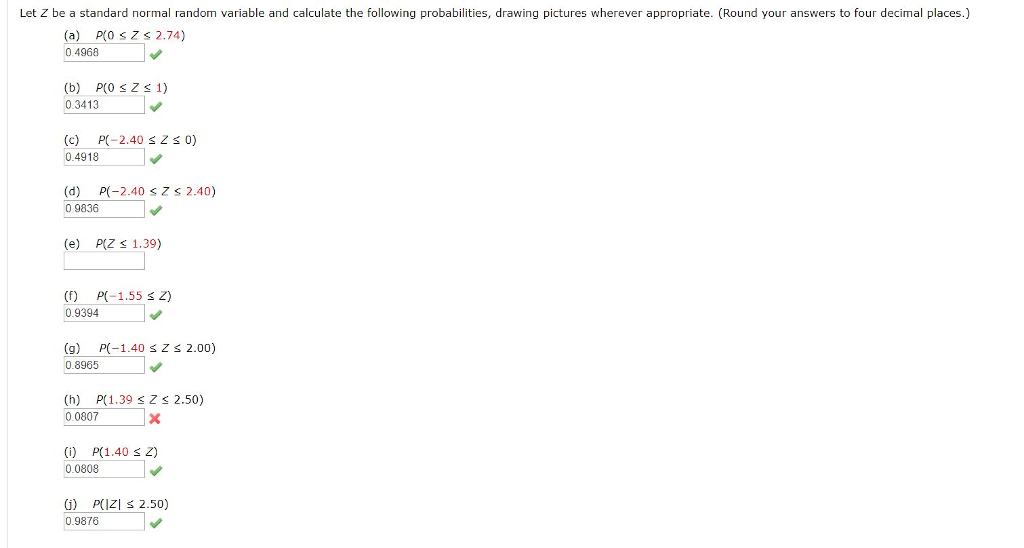 Solved Letz be a standard normal random variable and | Chegg.com