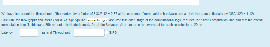 Solved Consider the example of an unpipelined processor | Chegg.com