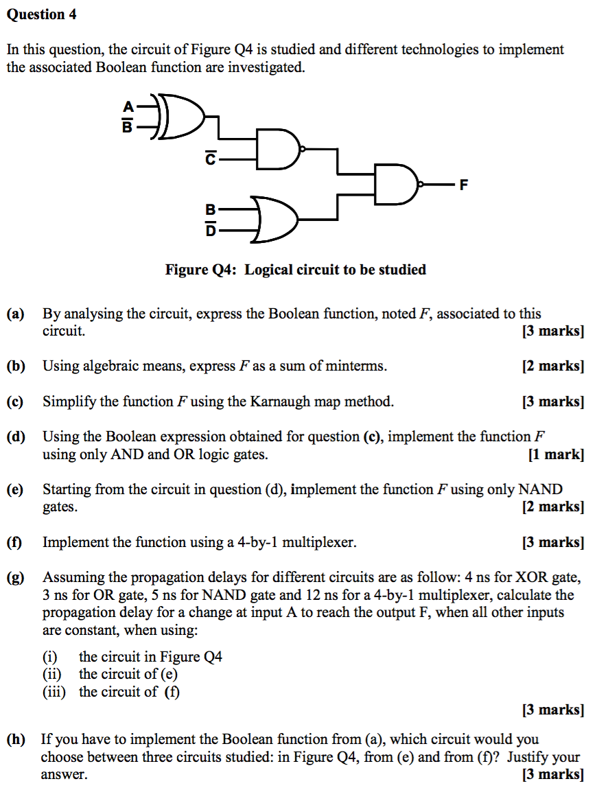 Solved In this question, the circuit of Figure Q4 is studied | Chegg.com