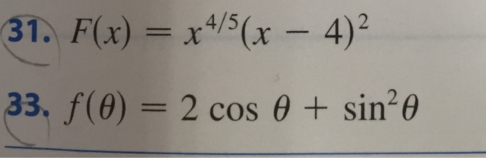 Solved Find The Critical Numbers Of The Function F X