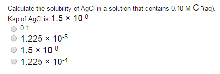 Solved Calculate the solubility of AgCl in a solution that | Chegg.com