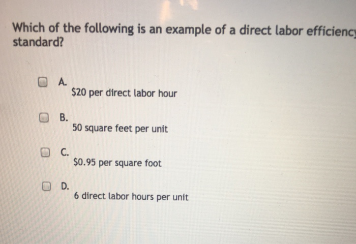 Solved Which of the following is an example of a direct | Chegg.com