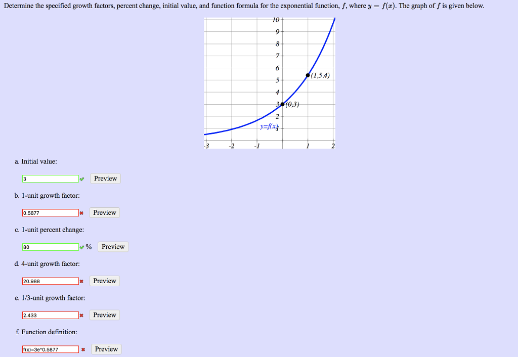 Solved Determine the specified growth factors, percent | Chegg.com