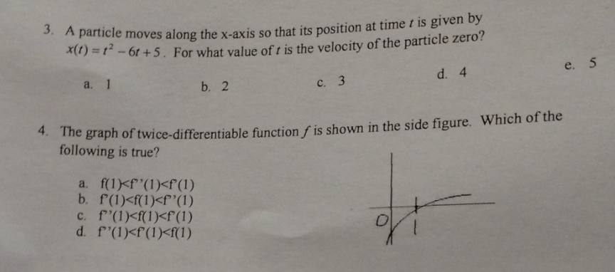 Solved A particle moves along the x-axis so that it a | Chegg.com