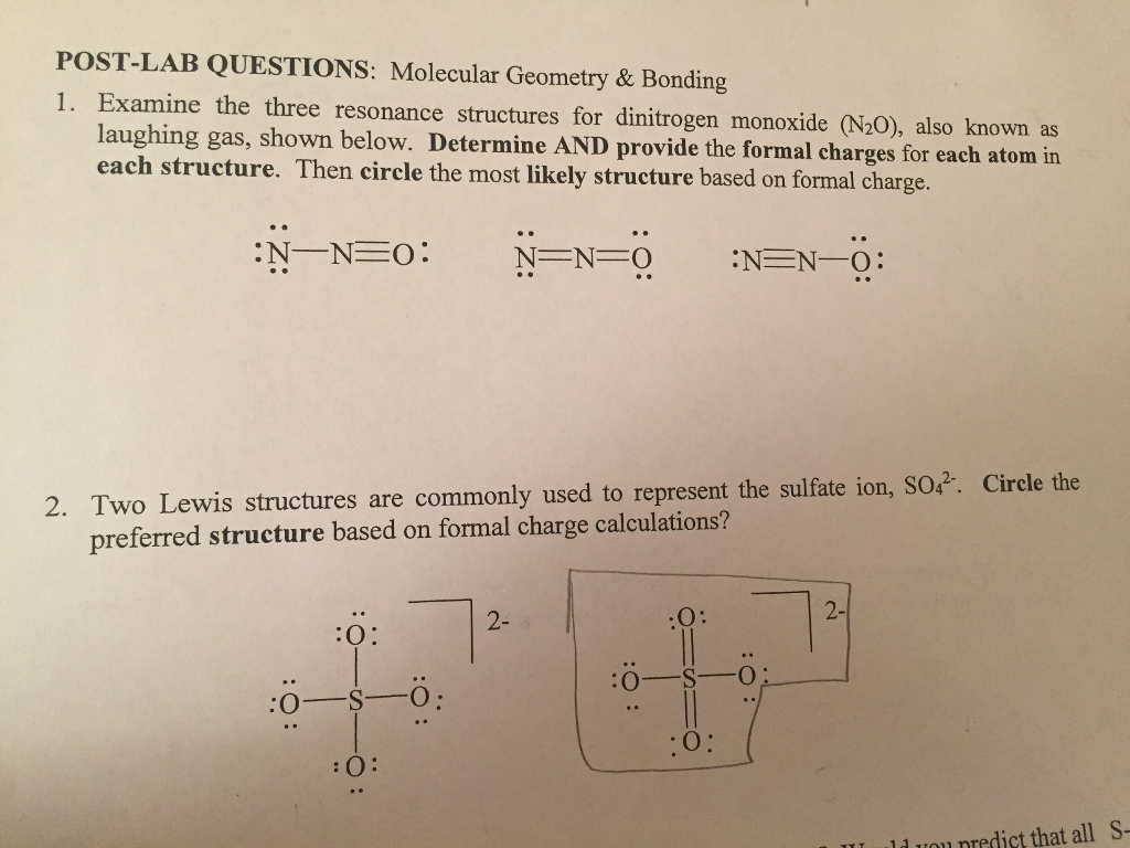 Solved Examine the three resonance structures for dinitrogen | Chegg.com
