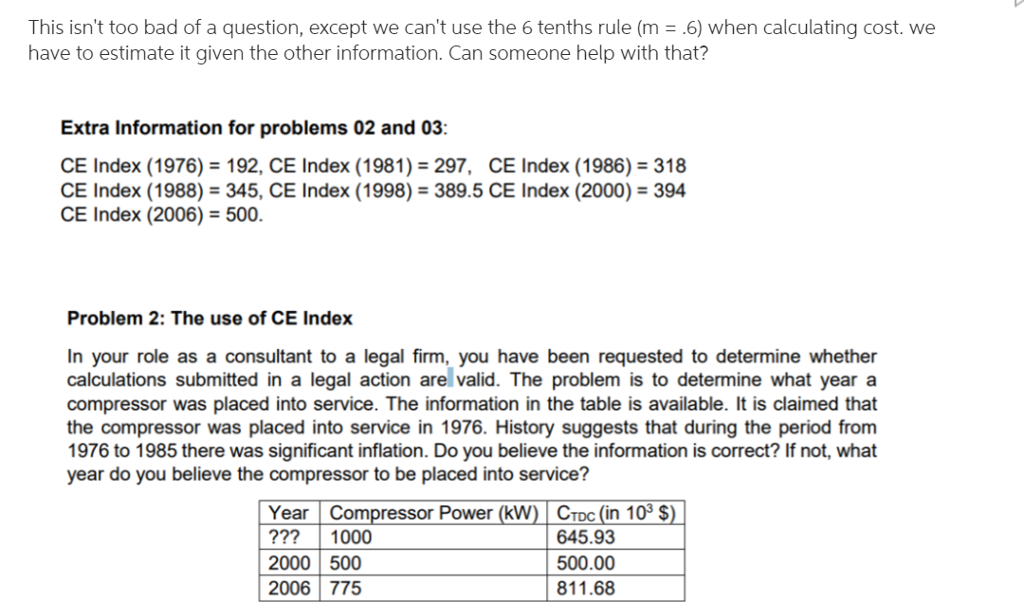 Solved This isn't too bad of a question, except we can't use | Chegg.com