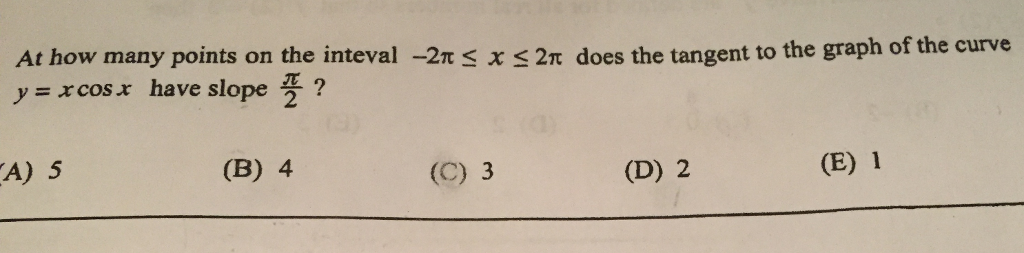 Solved gent to the graph of the curve At how many points on | Chegg.com