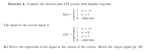 Solved Consider the discrete-time LTI system with impulse | Chegg.com