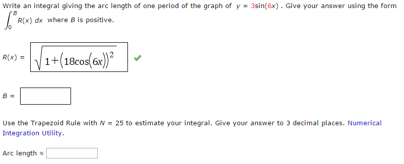Solved Write an integral giving the arc length of one period | Chegg.com