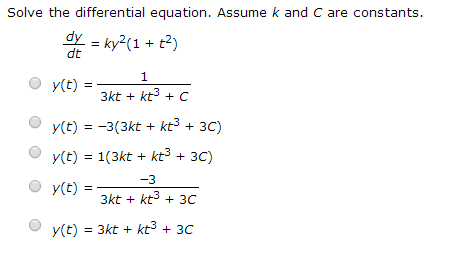 Solved Solve the differential equation below, subject to the | Chegg.com