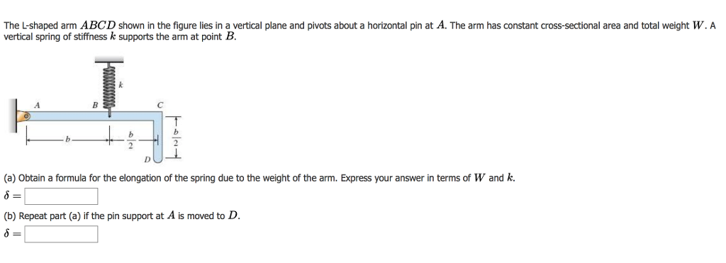 Solved The L-shaped arm ABCD shown in the figure lies in a | Chegg.com