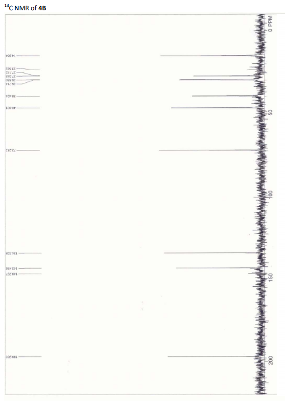 Solved CI 4B 4A EtOH The 13c DEPT spectra of 4A and 4B are | Chegg.com