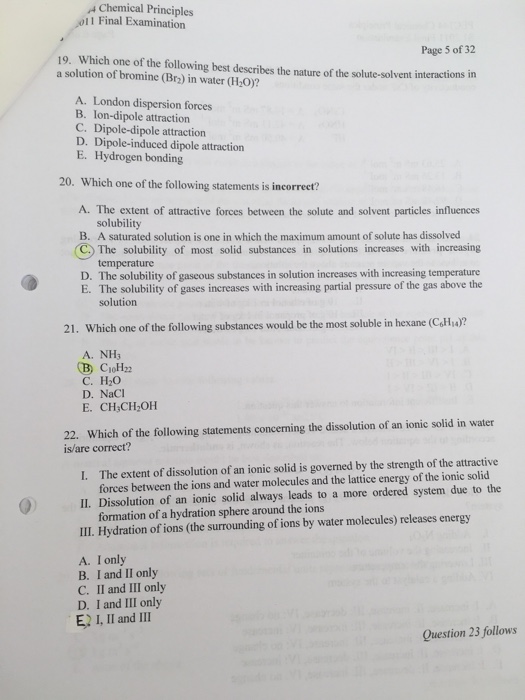 Solved Which one of the following best describes the nature | Chegg.com