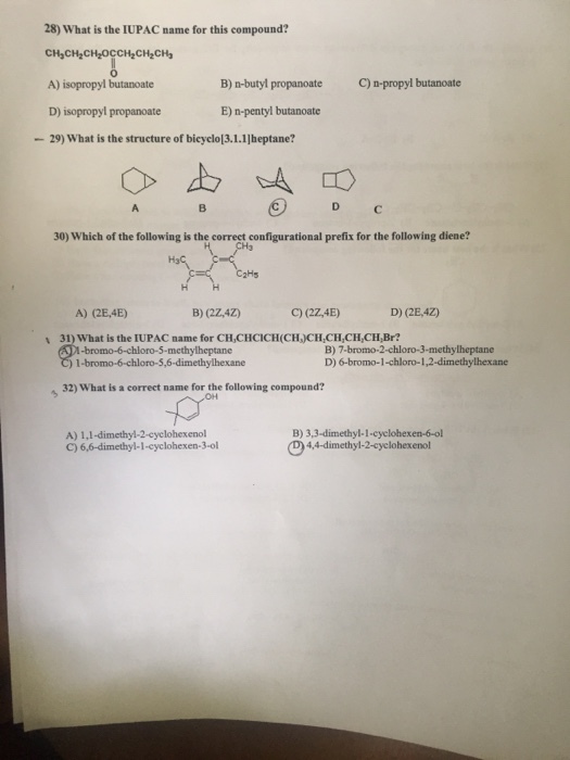Isopropyl Butanoate Structure