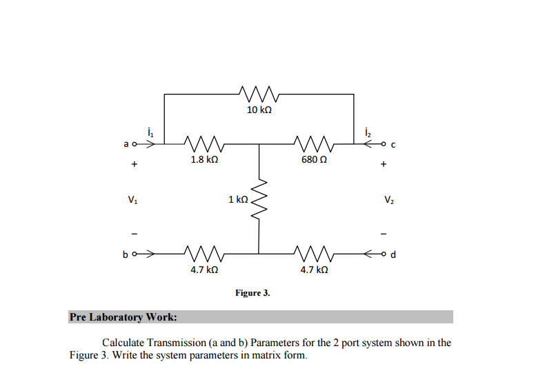 Solved Calculate the transmission (a and b ) Parameters for | Chegg.com