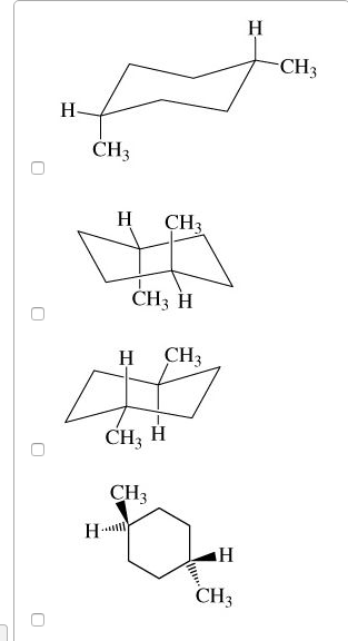 Solved Which of the following structures represent the | Chegg.com