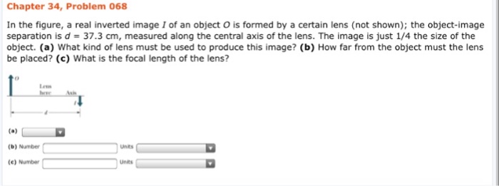 Solved In the figure, a real inverted image I of an object O | Chegg.com