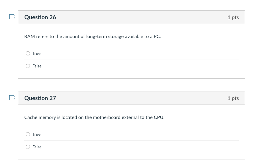 Solved D Question 1 1 pts Unlike the CPU, the Chipset cannot | Chegg.com