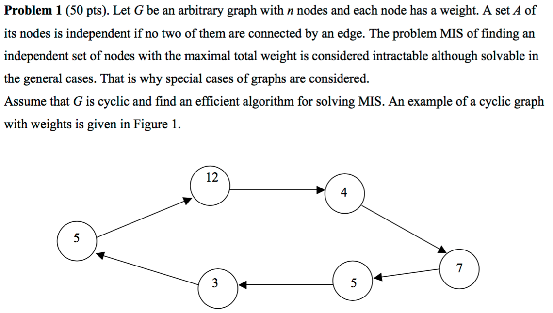 Solved Let G be an arbitrary graph with n nodes and each | Chegg.com