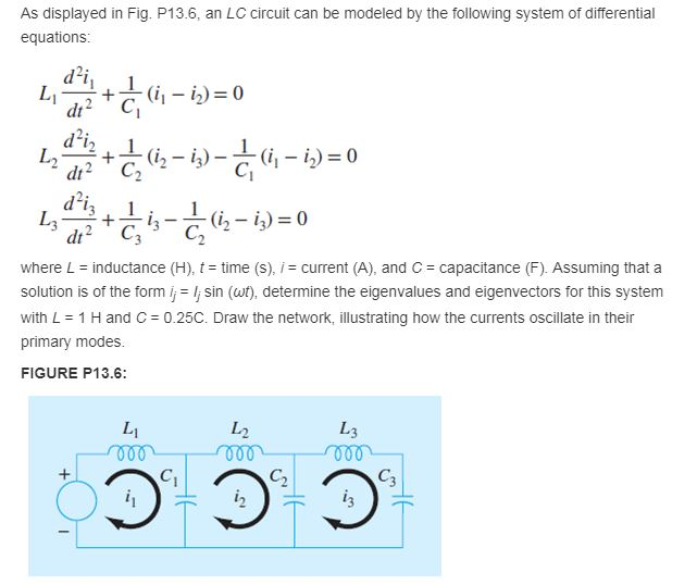 Solved A. write the mathematical model for each loop B. | Chegg.com