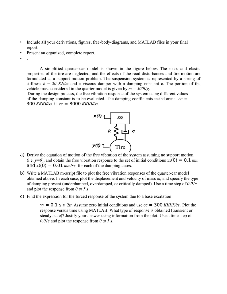 Solved Include All Your Derivations Figures