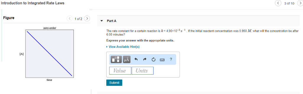 Solved Introduction to Integrated Rate Laws