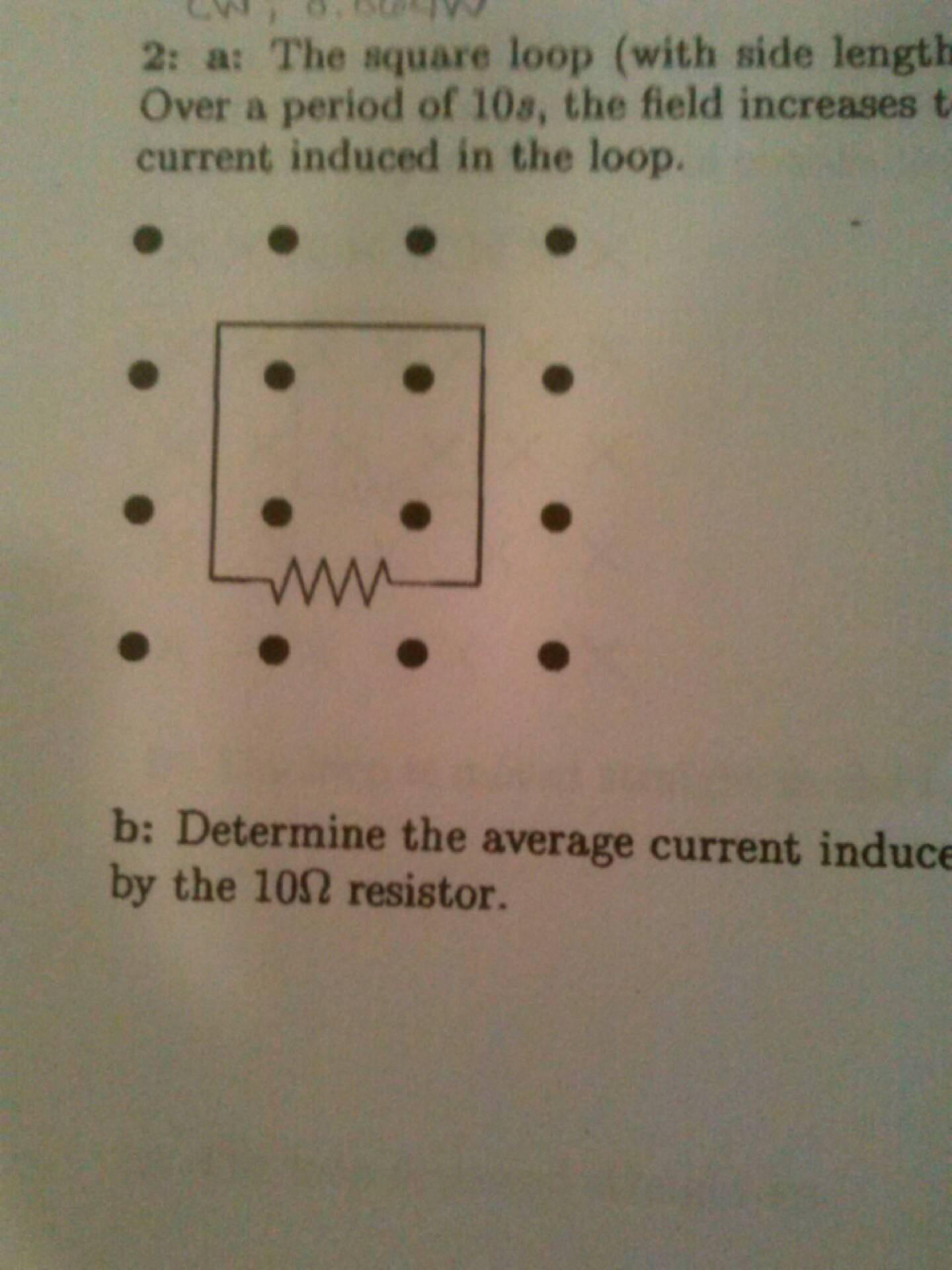Solved The square loop (with side length 2m) is | Chegg.com