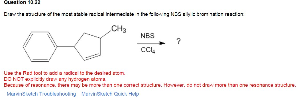 Solved Question 10.22 Draw the structure of the most stable | Chegg.com