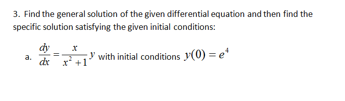 Solved Find the general solution of the given differential | Chegg.com