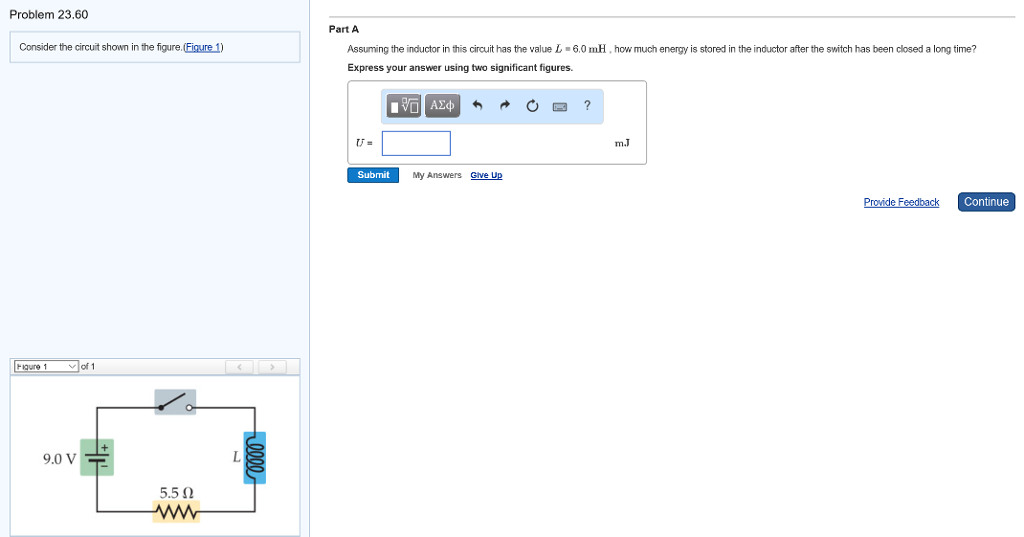 Solved Problem 23 60 Part A Consider The Circuit Shown In