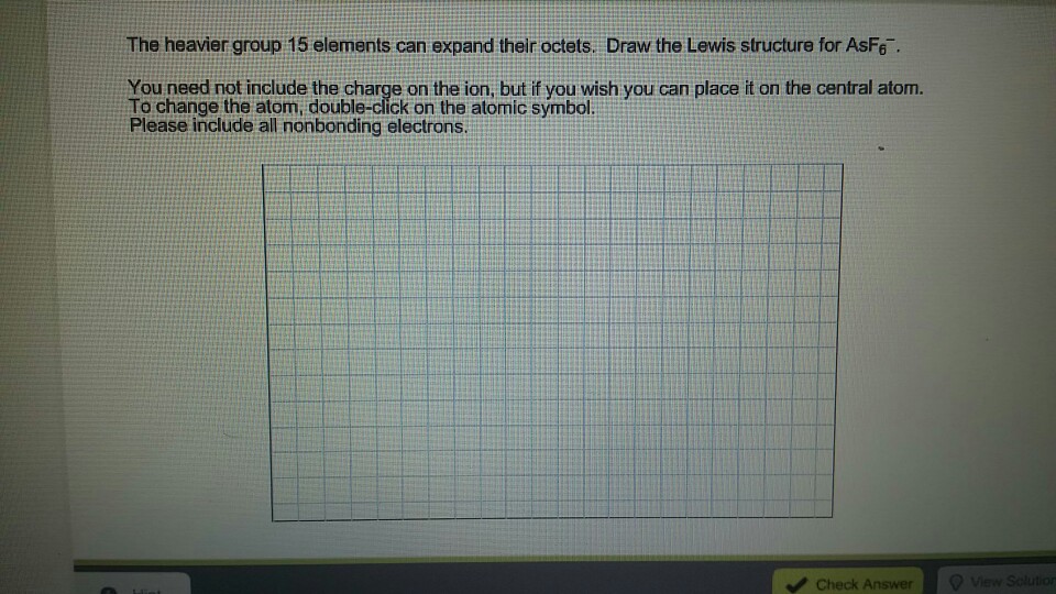 Asf6 Lewis Structure