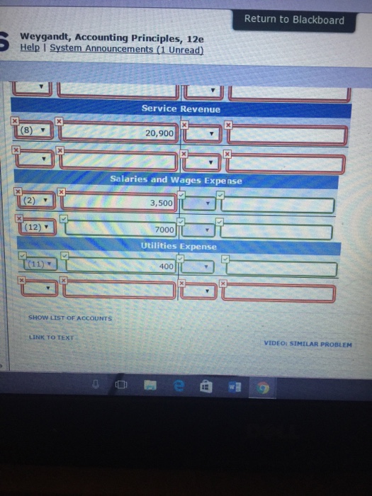Solved Weygandt, Accounting Principles, 12e Help I System | Chegg.com