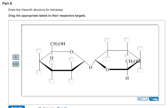 Solved The disaccharide trehalose found in mushrooms is | Chegg.com