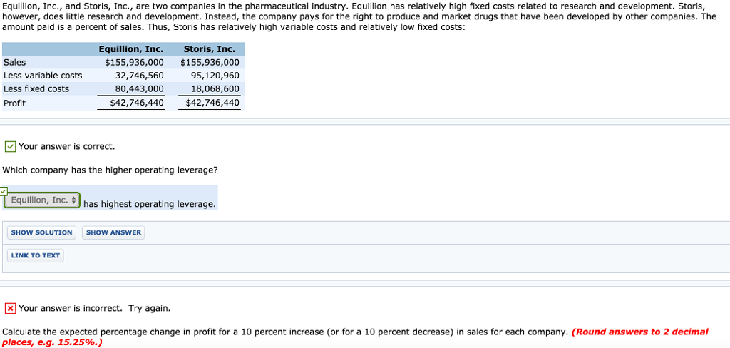 Solved Equillion, Inc., and Storis, Inc., are two companies | Chegg.com