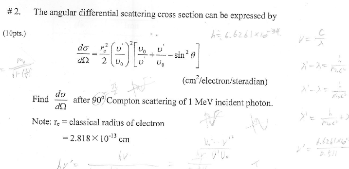 Solved The angular differential scattering cross section can | Chegg.com