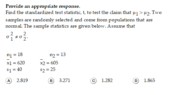Solved Provide An Appropriate Response Find The