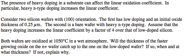 Solved The presence of heavy doping in a substrate can | Chegg.com