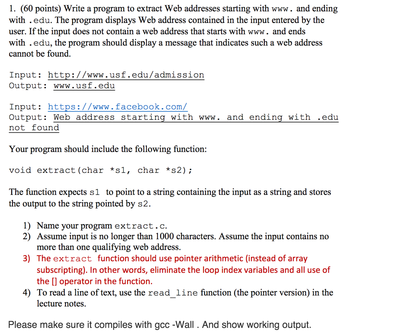 Solved Write a program to extract Web addresses starting | Chegg.com Solved Write a program to extract Web addresses starting | Chegg.com