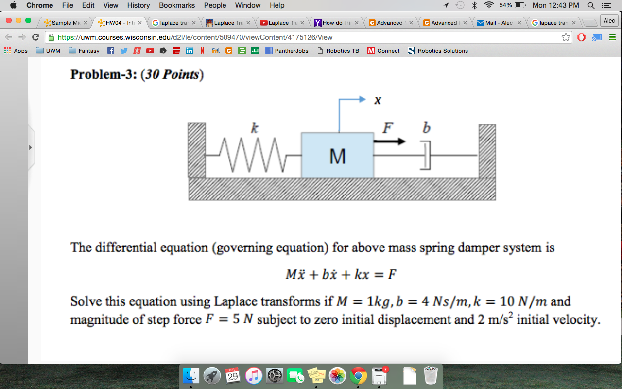 Solved The differential equation (governing equation) for | Chegg.com Solved The differential equation (governing equation) for | Chegg.com