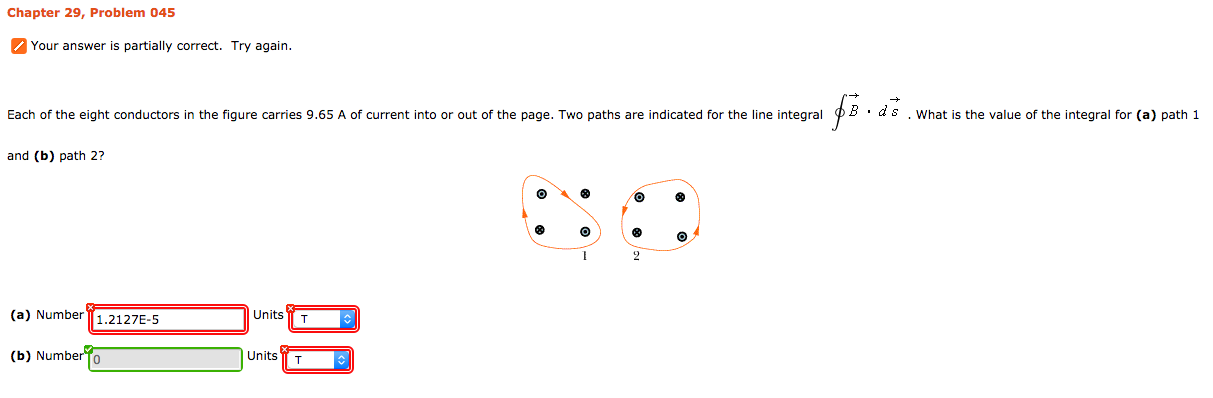 Solved: Each Of The Eight Conductors In The Figure Carries... | Chegg.com