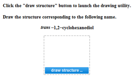 Solved Click the "draw structure" button to launch the | Chegg.com