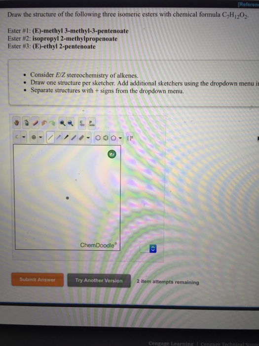 Solved Draw the structure of the following three isomeric | Chegg.com