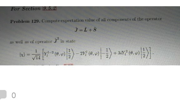 Ec Problem 129 Compute Expectation Value Of All