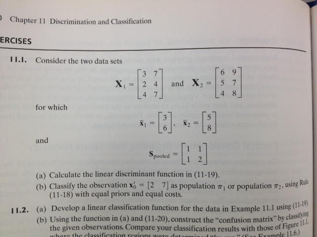 Consider the two data sets for which and Calculate | Chegg.com