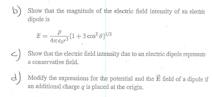 Solved Show that the magnitude of the electric field | Chegg.com