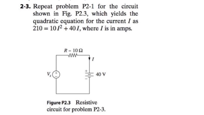 Solved Repeat problem P2-1 for the circuit shown in Fig. | Chegg.com