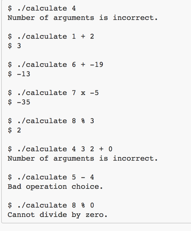 Solved Write a program that mimicks a simple calculator that | Chegg.com