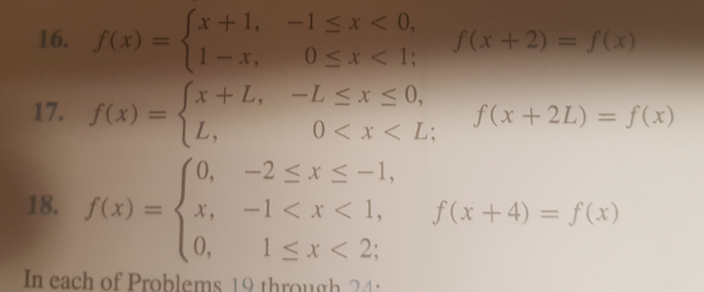 Solved Please show work for #16 and #18! sketch the graph | Chegg.com